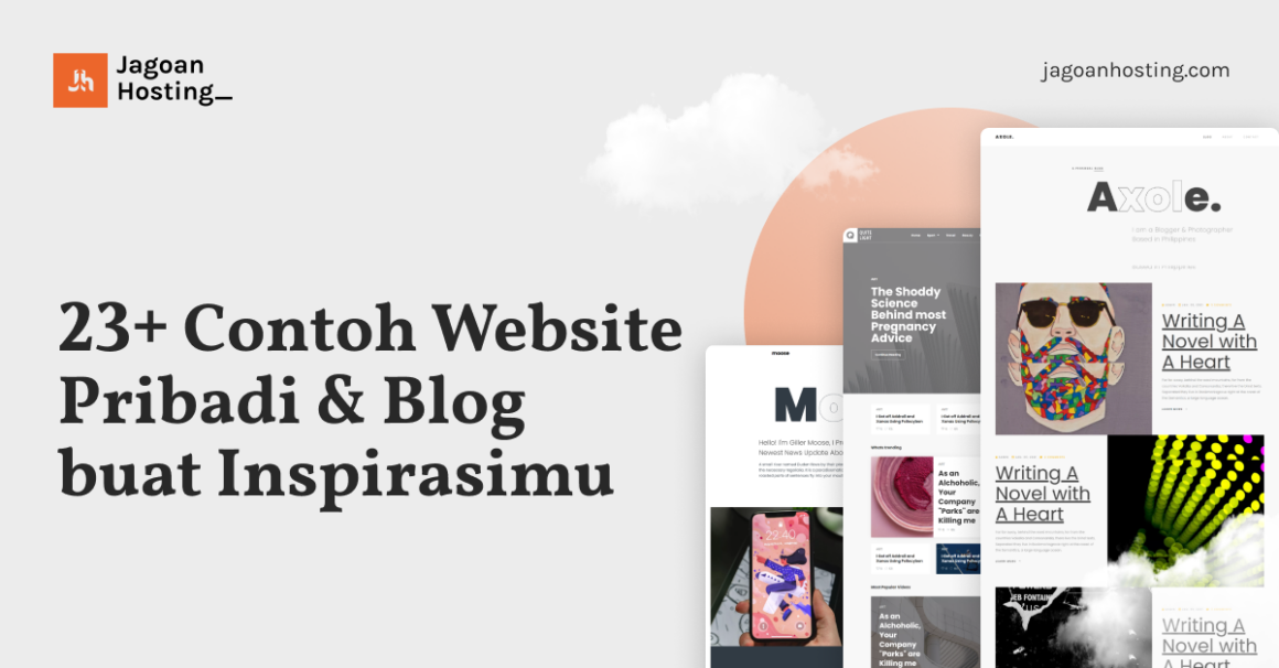 23+ Contoh Website Pribadi & Blog buat Inspirasimu
