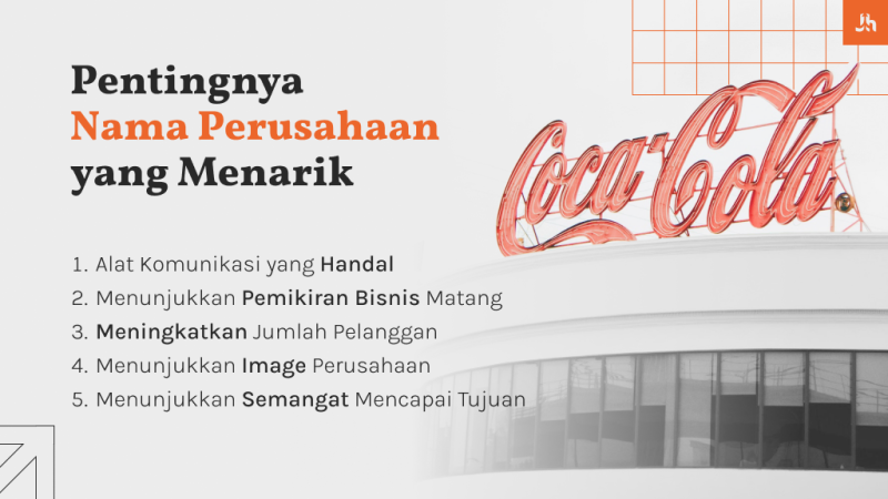 90+ Ide Nama Perusahaan yang Bagus & Cara Buatnya