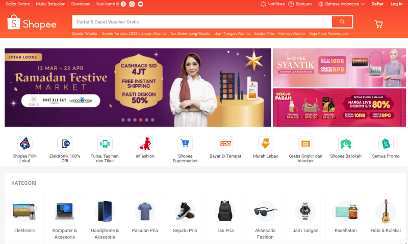 8+ Contoh Website E-Commerce dan Tips Membuatnya!
