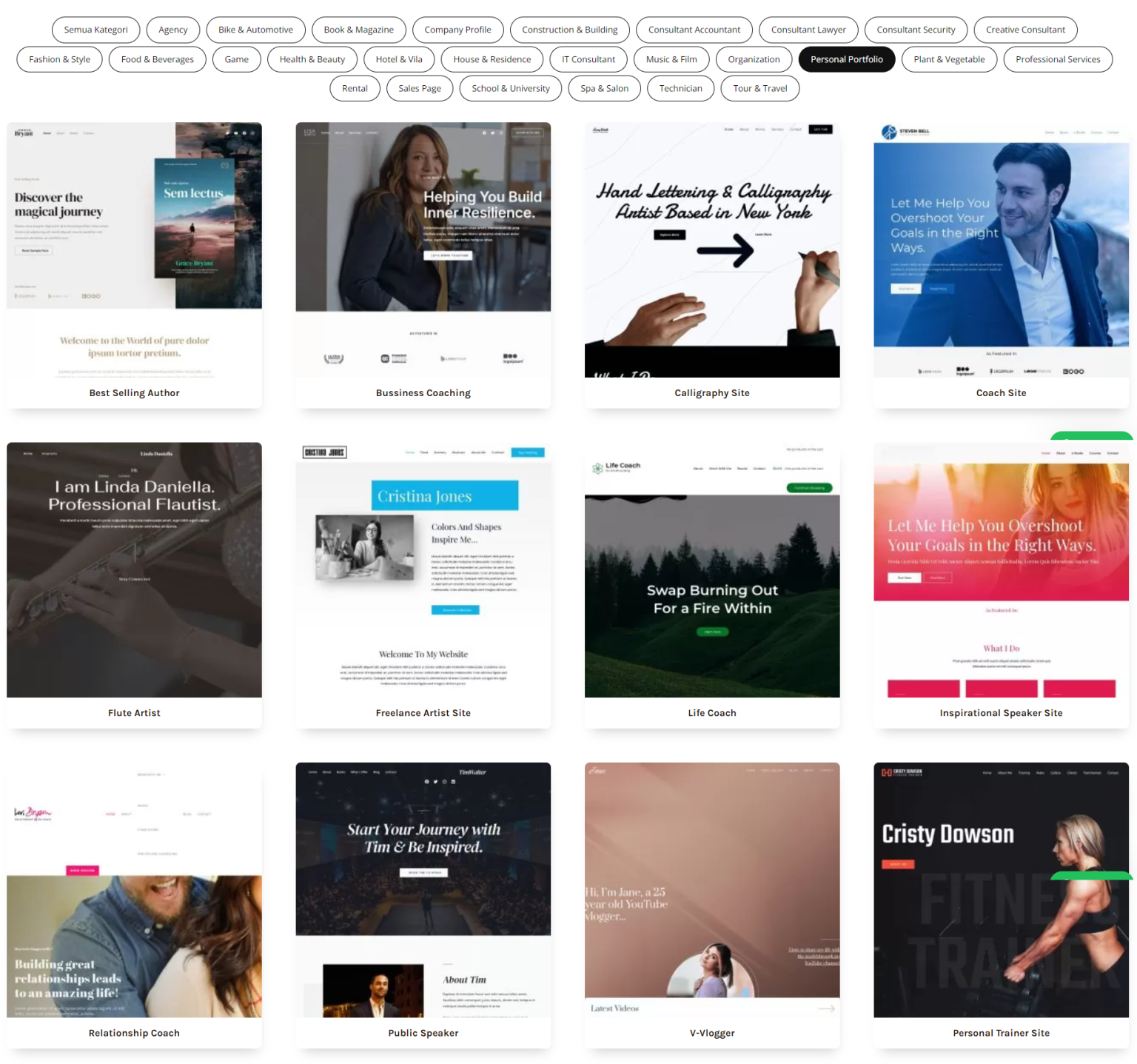 23+ Contoh Website Pribadi & Blog buat Inspirasimu