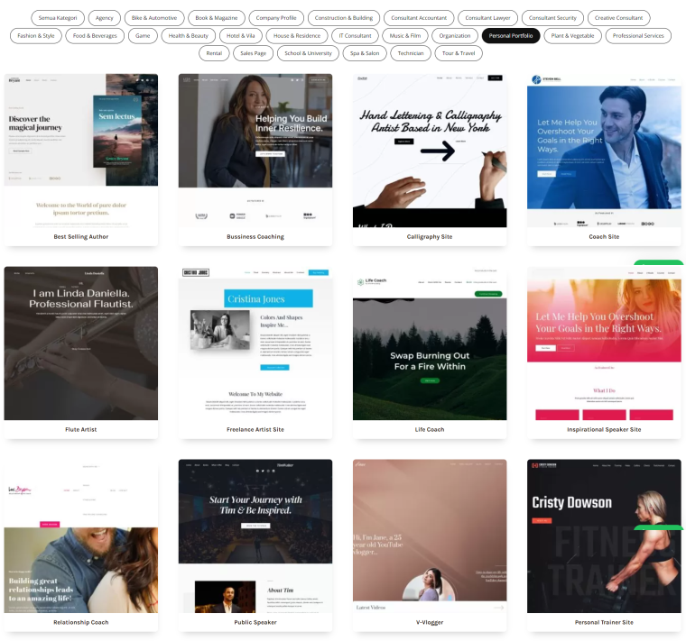 23+ Contoh Website Pribadi & Blog buat Inspirasimu