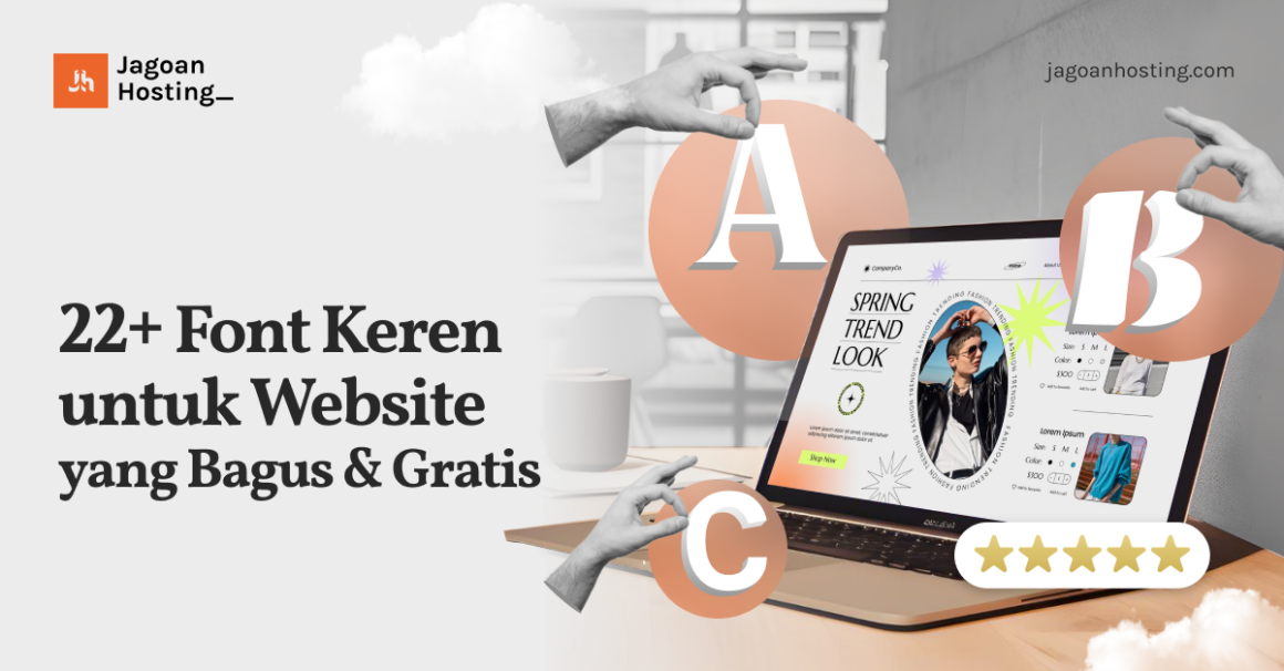 22+ Font Keren untuk Website yang Bagus & Gratis