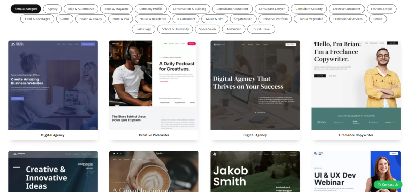 15+ Contoh Desain Web yang Sederhana dan Keren (Premium)