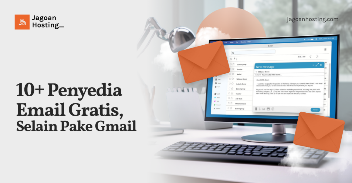 10+ Penyedia Email Gratis, Selain Pake Gmail