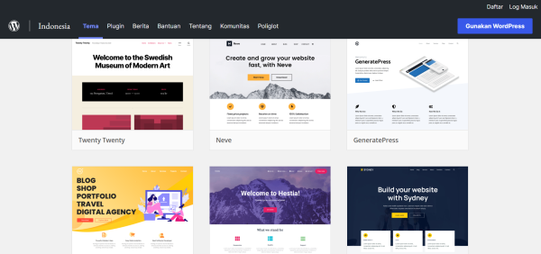 33+ Tema WordPress Gratis (Pilihan Terbaik) di 2024