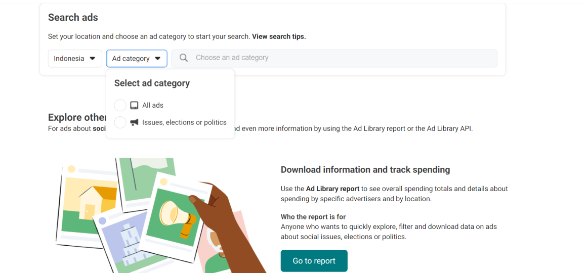 Facebook (Meta) Ads Library: Ini Cara Menggunakannya