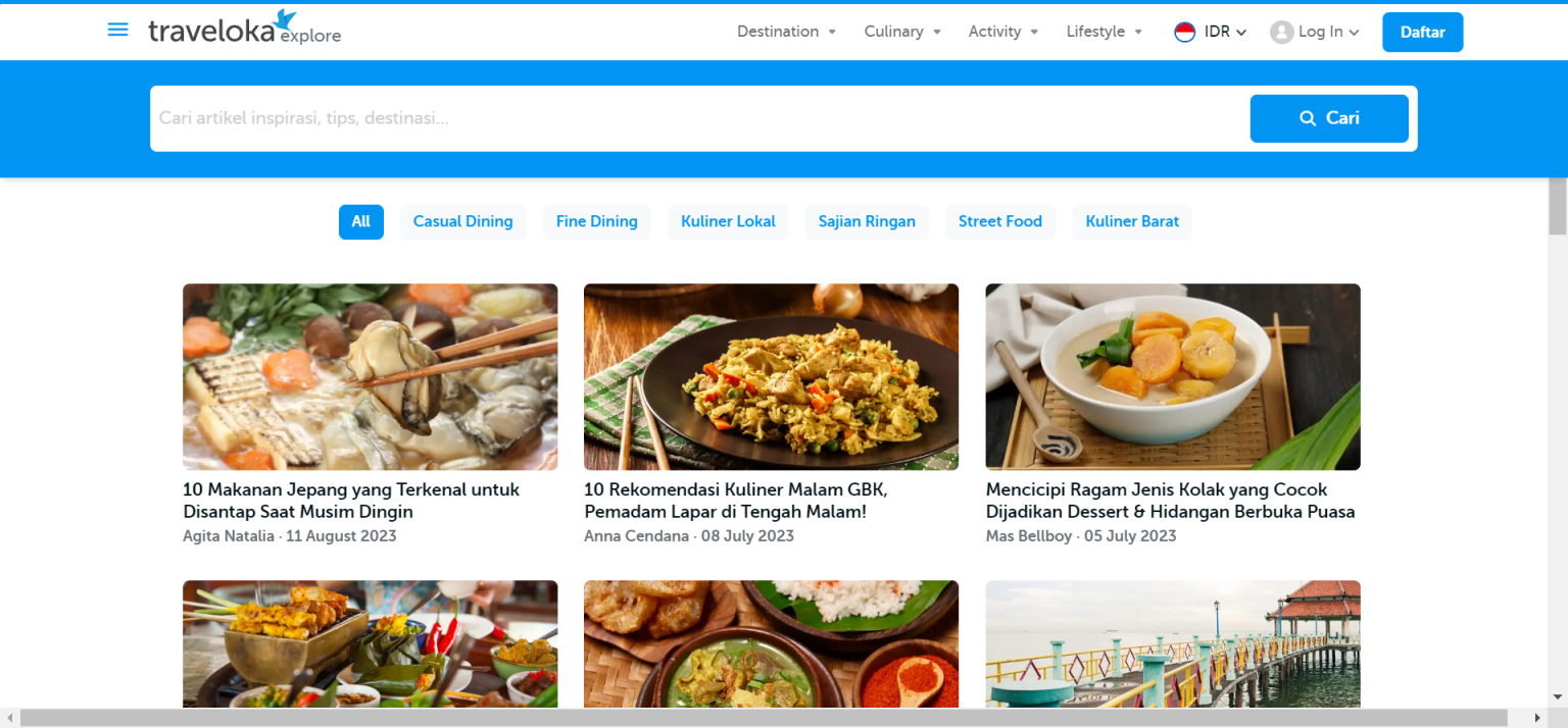 30+ Contoh Blog Pribadi, Pendidikan & Makanan yang Menarik