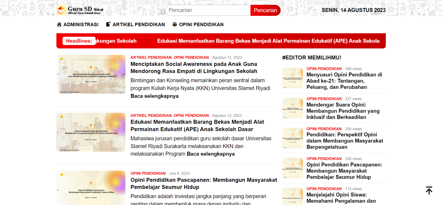 30+ Contoh Blog Pribadi, Pendidikan & Makanan yang Menarik