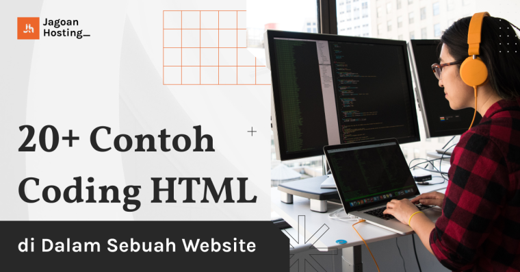 20+ Contoh Coding HTML Website Mudah untuk Pemula