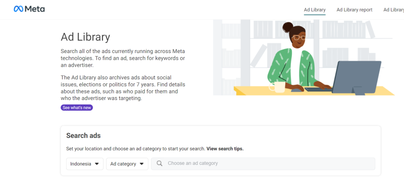 Facebook (Meta) Ads Library: Ini Cara Menggunakannya