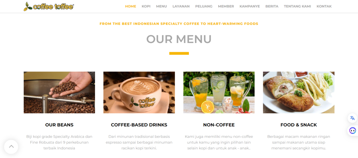 10+ Contoh Website Cafe & Coffee Shop dengan Desain Terbaik