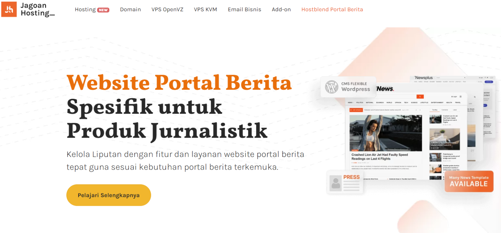 9+ Template Website Portal Berita Online Siap Pakai