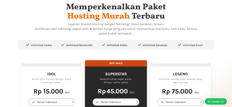 Web Hosting Python Terbaik Indonesia