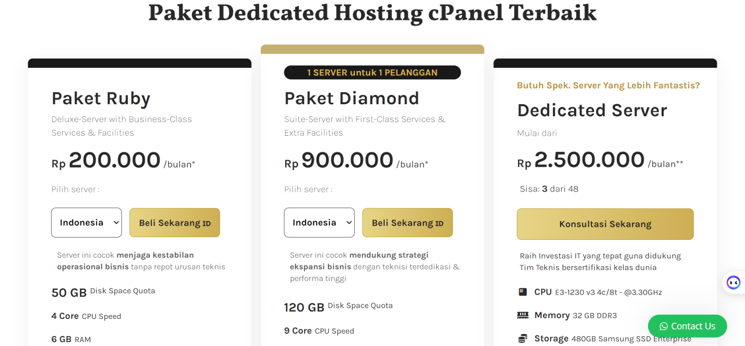Sewa Server Harga Murah dengan Performa Terbaik