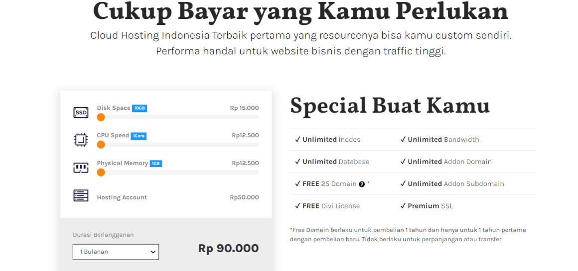 Ini Biaya Cloud Server Indonesia & Rekomendasinya