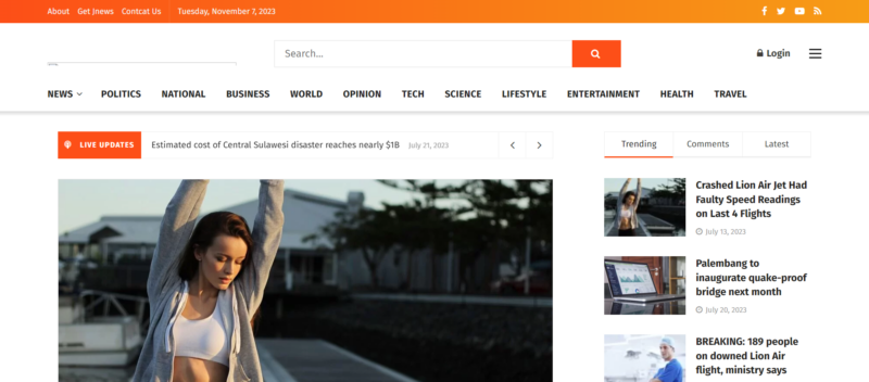 9+ Template Website Portal Berita Online Siap Pakai