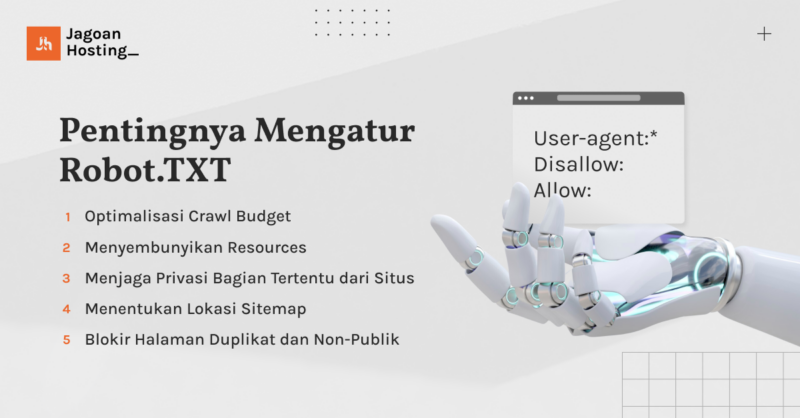 Apa itu Robot txt? Ini Fungsi dan Cara Mudah Settingnya
