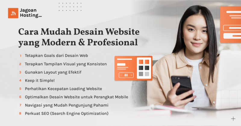 Cara Mudah Desain Website yang Modern & Profesional