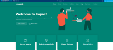 33+ Template Website Bootstrap Free Siap Pakai