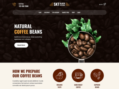11+ Template Website Coffee Shop Paling Keren untuk Kafe
