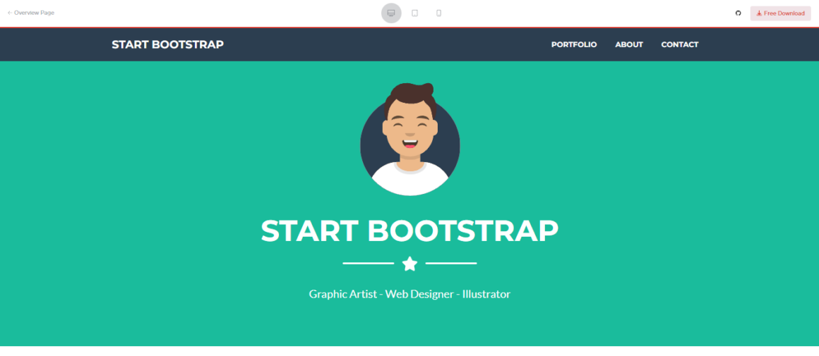 33+ Template Website Bootstrap Free Siap Pakai