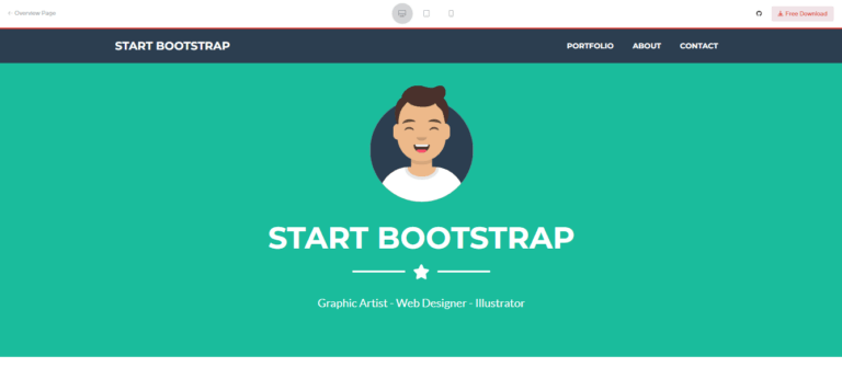 33+ Template Website Bootstrap Free Siap Pakai