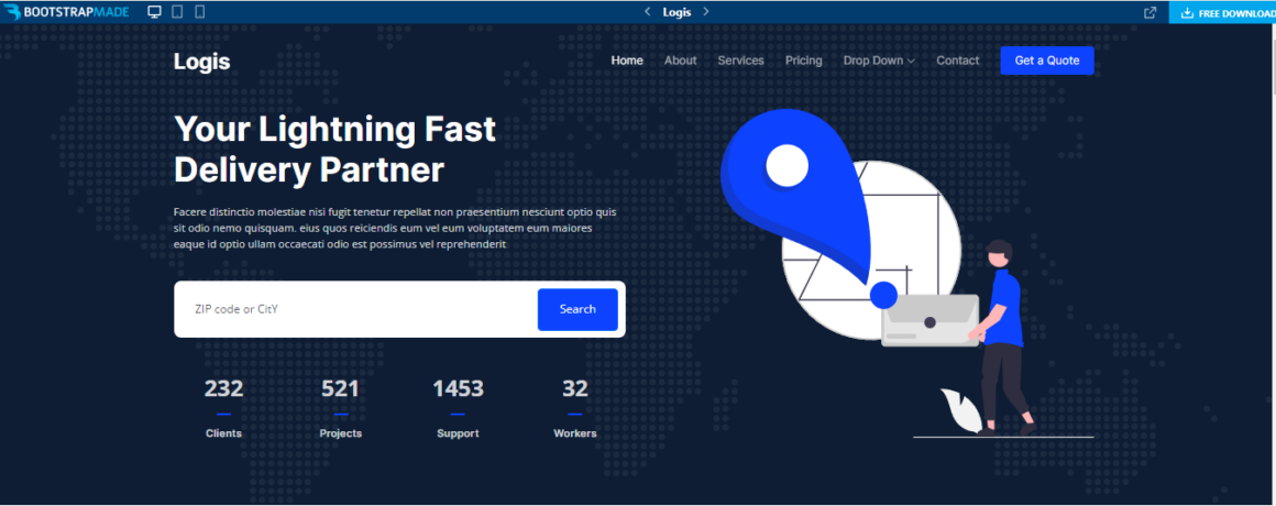33+ Template Website Bootstrap Free Siap Pakai