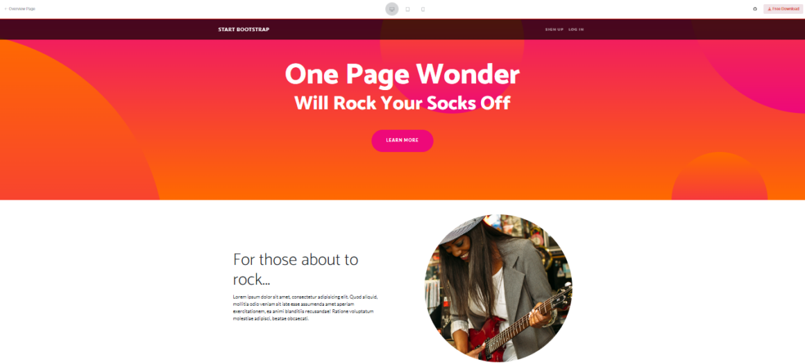 33+ Template Website Bootstrap Free Siap Pakai
