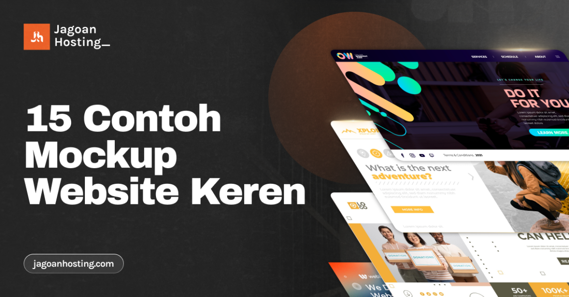 15 Contoh Mockup Website untuk Berbagai Desain