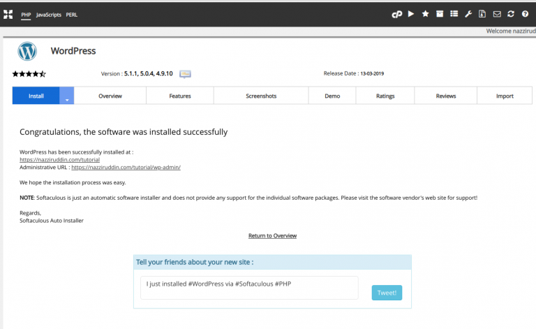 Cara Install Wordpress Melalui Softaculous - Knowledge Base Jagoan Hosting Indonesia