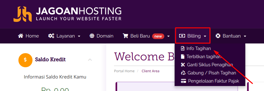 Cara Mengetahui Status Invoice di Member Area Jagoan Hosting ...