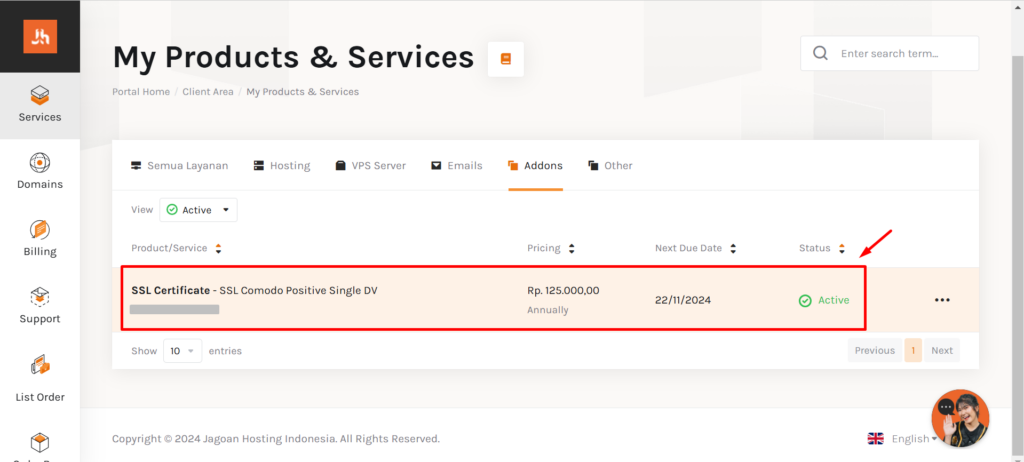 Tutorial Melakukan Aktivasi Ssl Dari Member Area