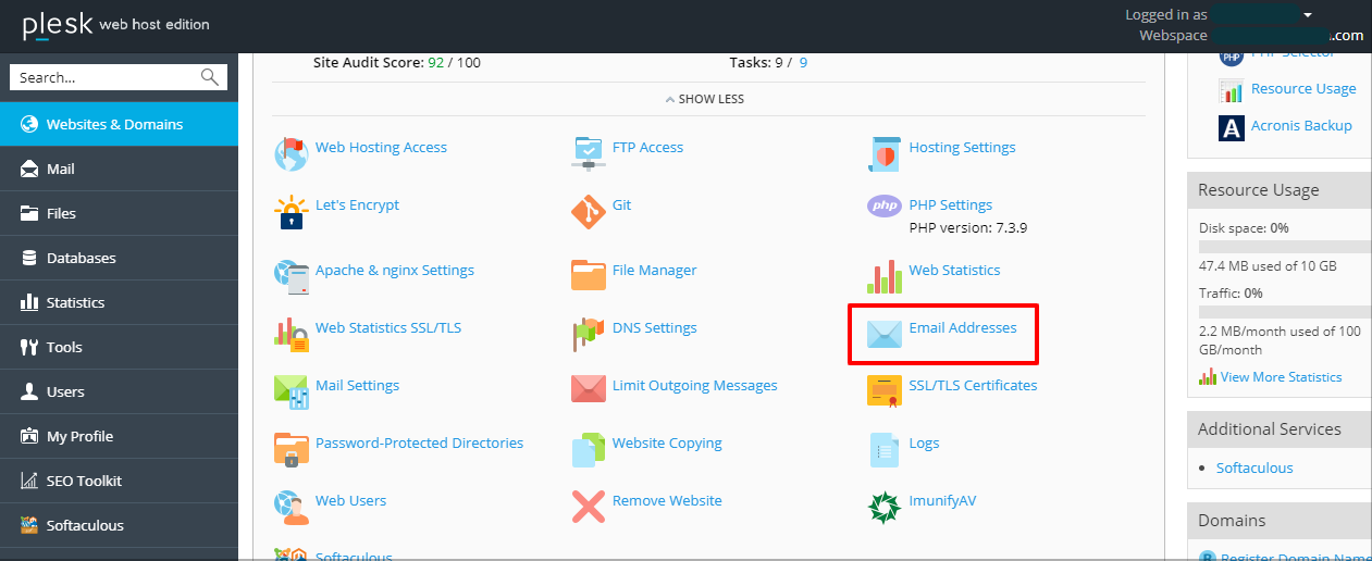 Panduan Untuk Login Webmail Melalui Plesk Panel - Knowledge Base Jagoan Hosting Indonesia