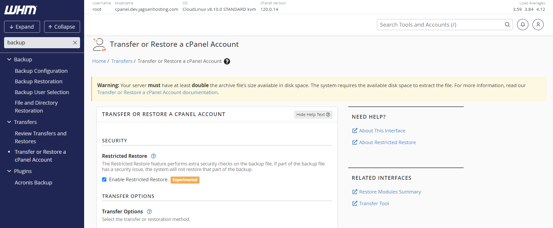 Migrasi Antar Akun cPanel / WHM - Knowledge Base Jagoan Hosting Indonesia