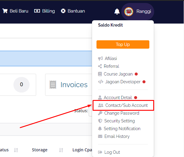 Cara menambah Contacts / Sub-Accounts Jagoanhosting - Knowledge Base Jagoan Hosting Indonesia