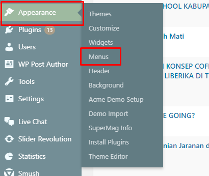 Tutorial Membuat Menu Navigasi Pada Wordpress - Knowledge Base Jagoan ...