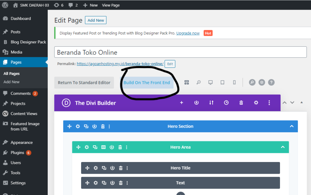 Penyususan sketsa website toko online