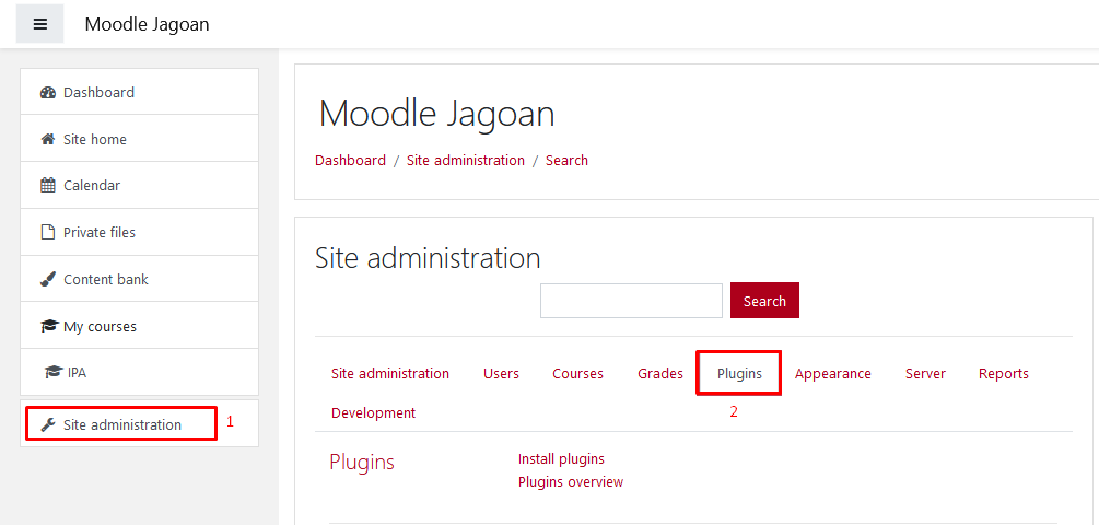 Panduan cepat untuk Admin Moodle - Knowledge Base Jagoan Hosting Indonesia