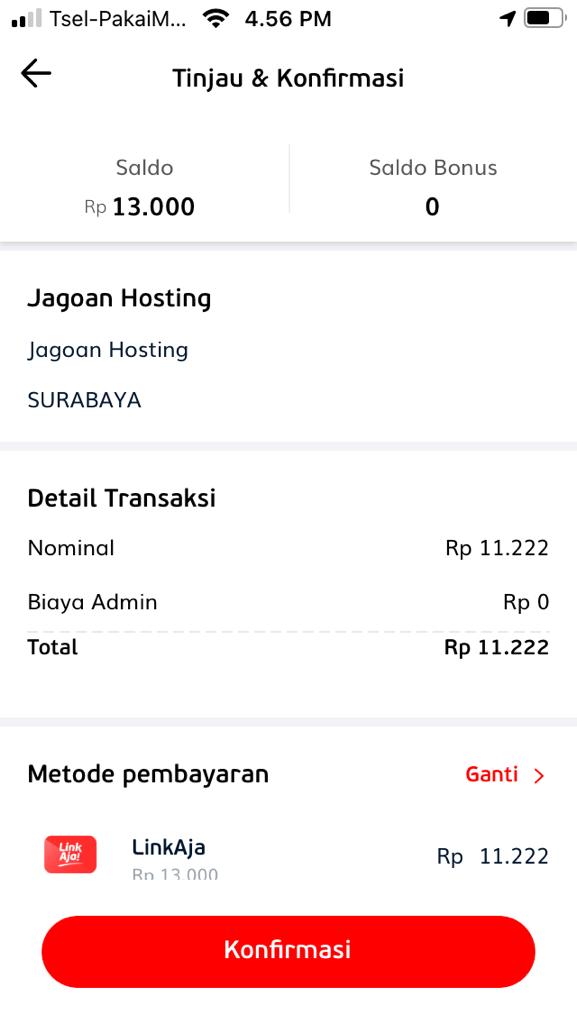 Cara Pembayaran Melalui LinkAja - Knowledge Base Jagoan Hosting Indonesia