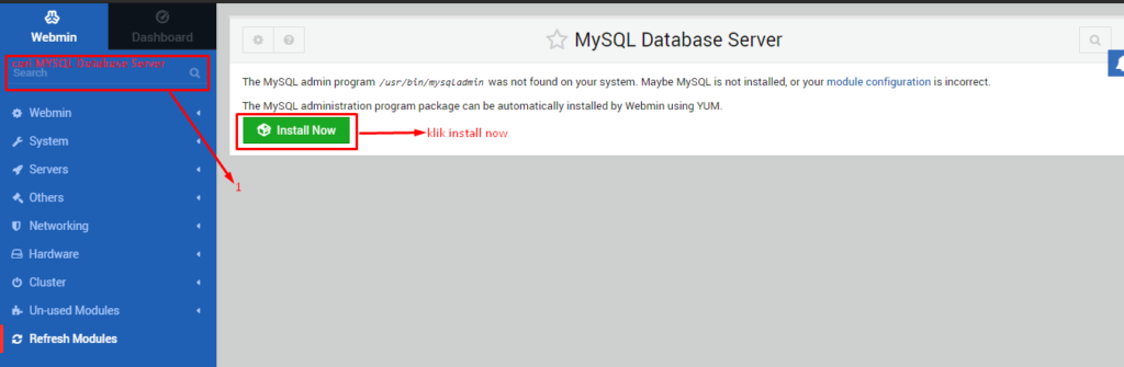 Membuat Database Mysql Di Webmin Knowledge Base Jagoan Hosting Indonesia