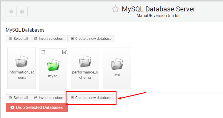 Membuat Database MySQL di Webmin - Knowledge Base Jagoan Hosting Indonesia
