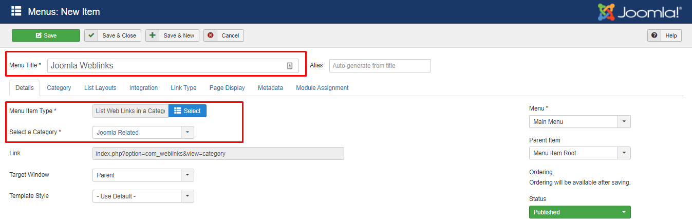 Manajemen Weblink Pada Joomla - Knowledge Base Jagoan Hosting Indonesia