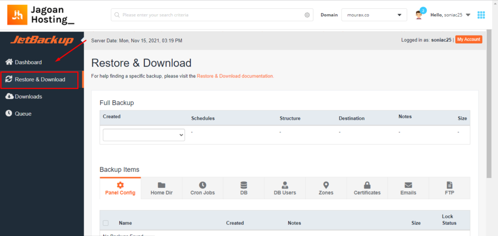 Download Backup Dan Restore Pada Directadmin - Knowledge Base Jagoan ...