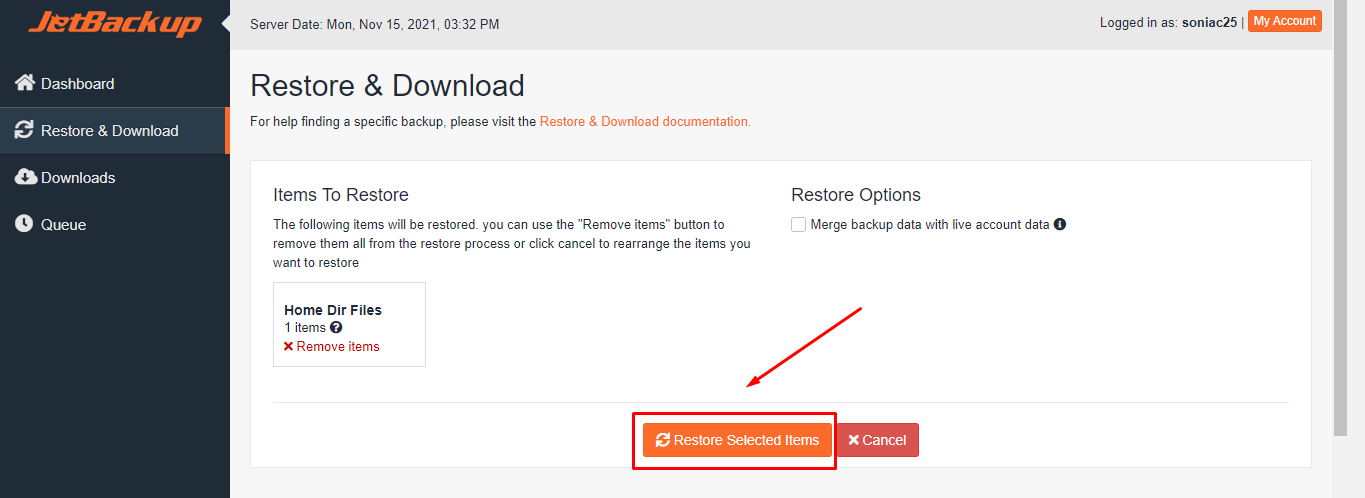 Download Backup Dan Restore Pada Directadmin - Knowledge Base Jagoan Hosting Indonesia