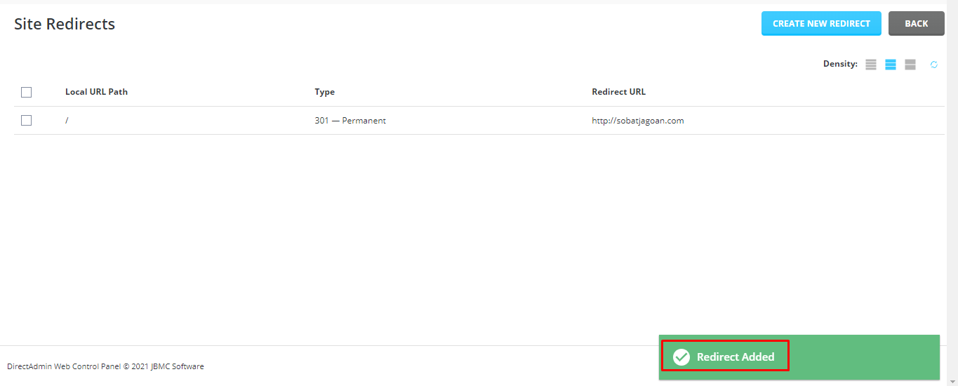 Membuat Redirect Domain Pada Directadmin - Knowledge Base Jagoan Hosting Indonesia