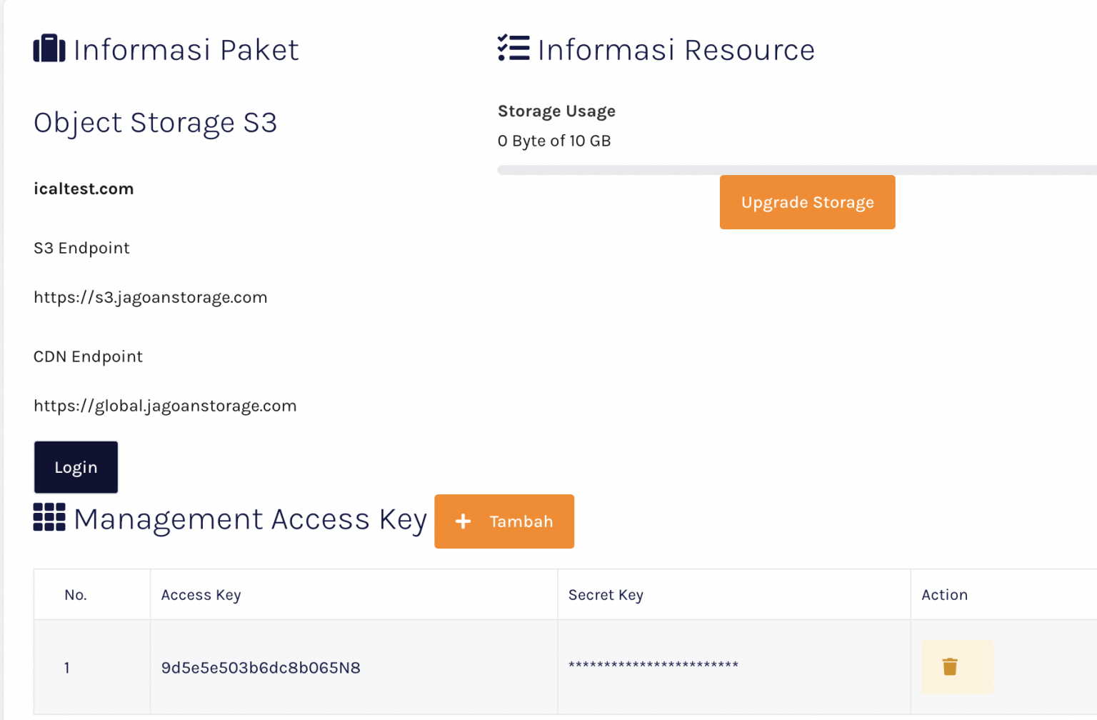 Cara memasang Object Storage (S3) pada Laravel - Knowledge Base Jagoan Hosting Indonesia