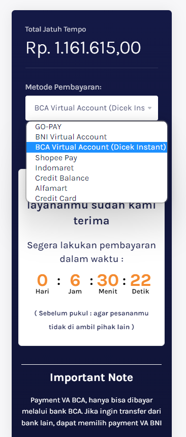 Panduan Pembayaran Via Virtual Account BCA - Knowledge Base Jagoan ...