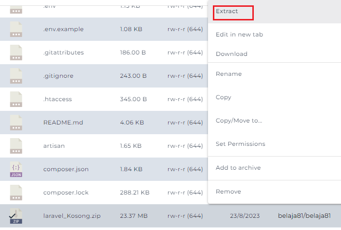 Cara Deploy Laravel Ke Hosting Directadmin - Knowledge Base Jagoan Hosting Indonesia