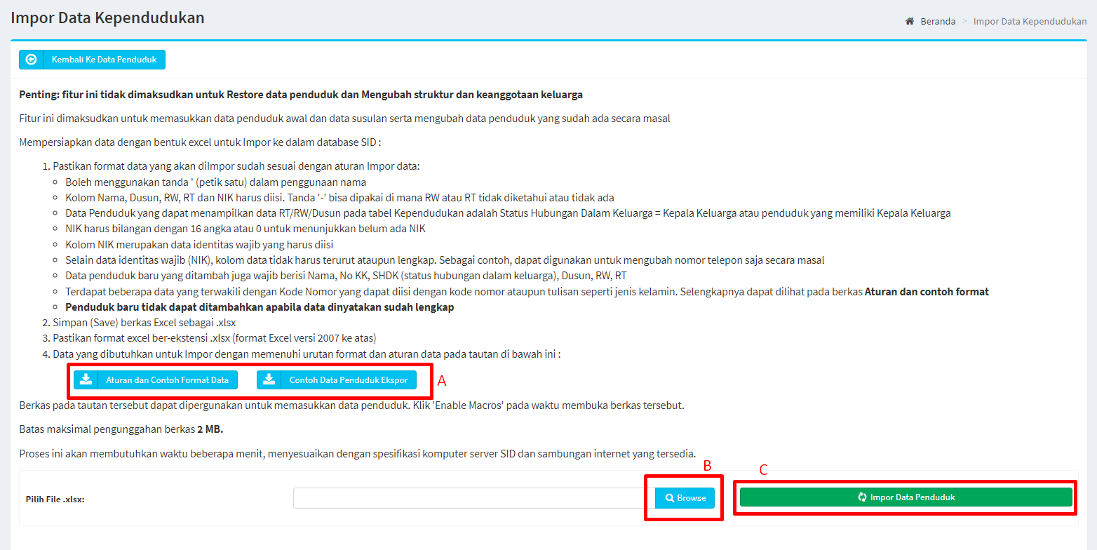 Melengkapi Data Penduduk pada OpenSID - Knowledge Base Jagoan Hosting Indonesia