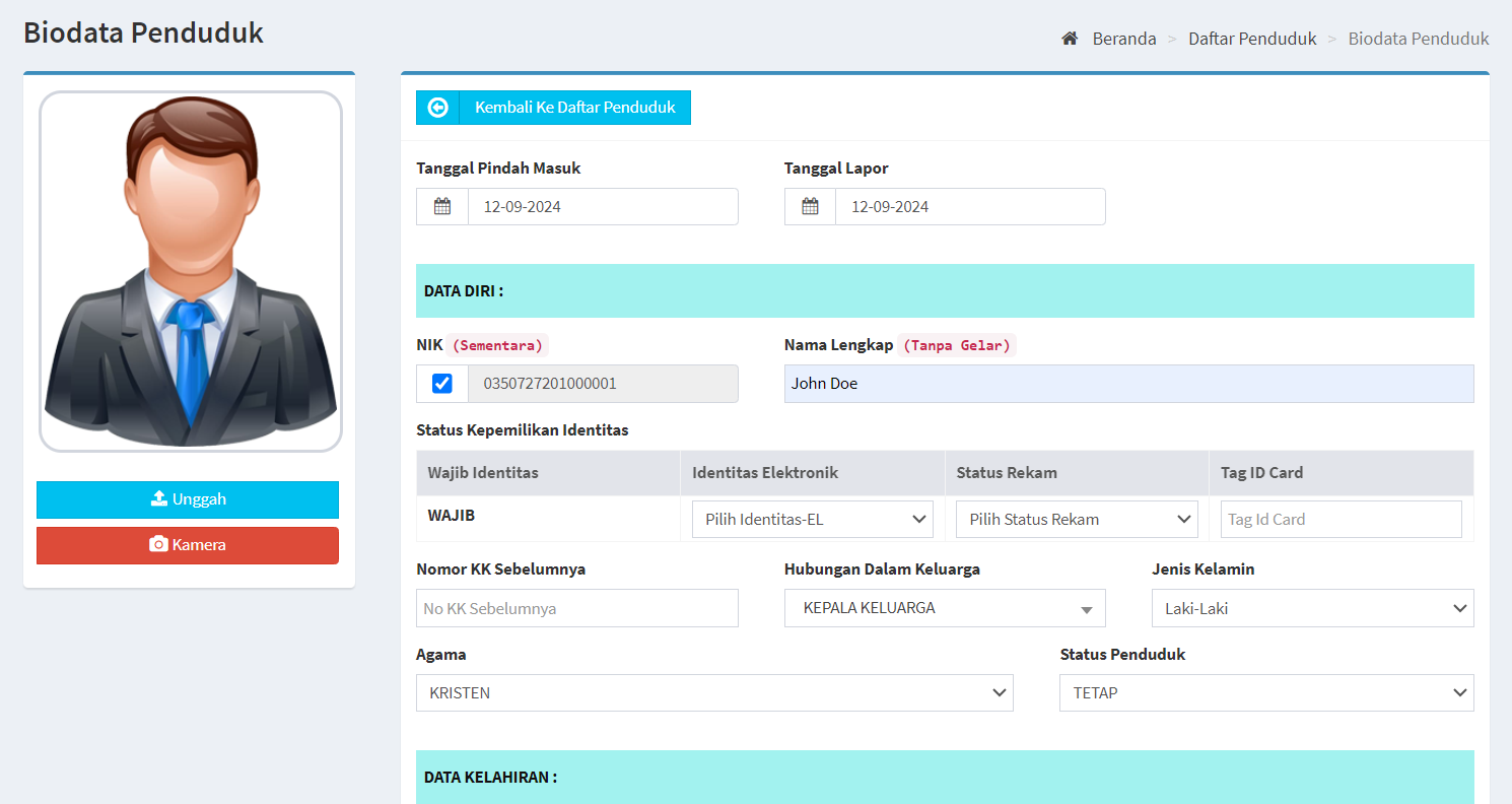 Melengkapi Data Penduduk pada OpenSID - Knowledge Base Jagoan Hosting Indonesia